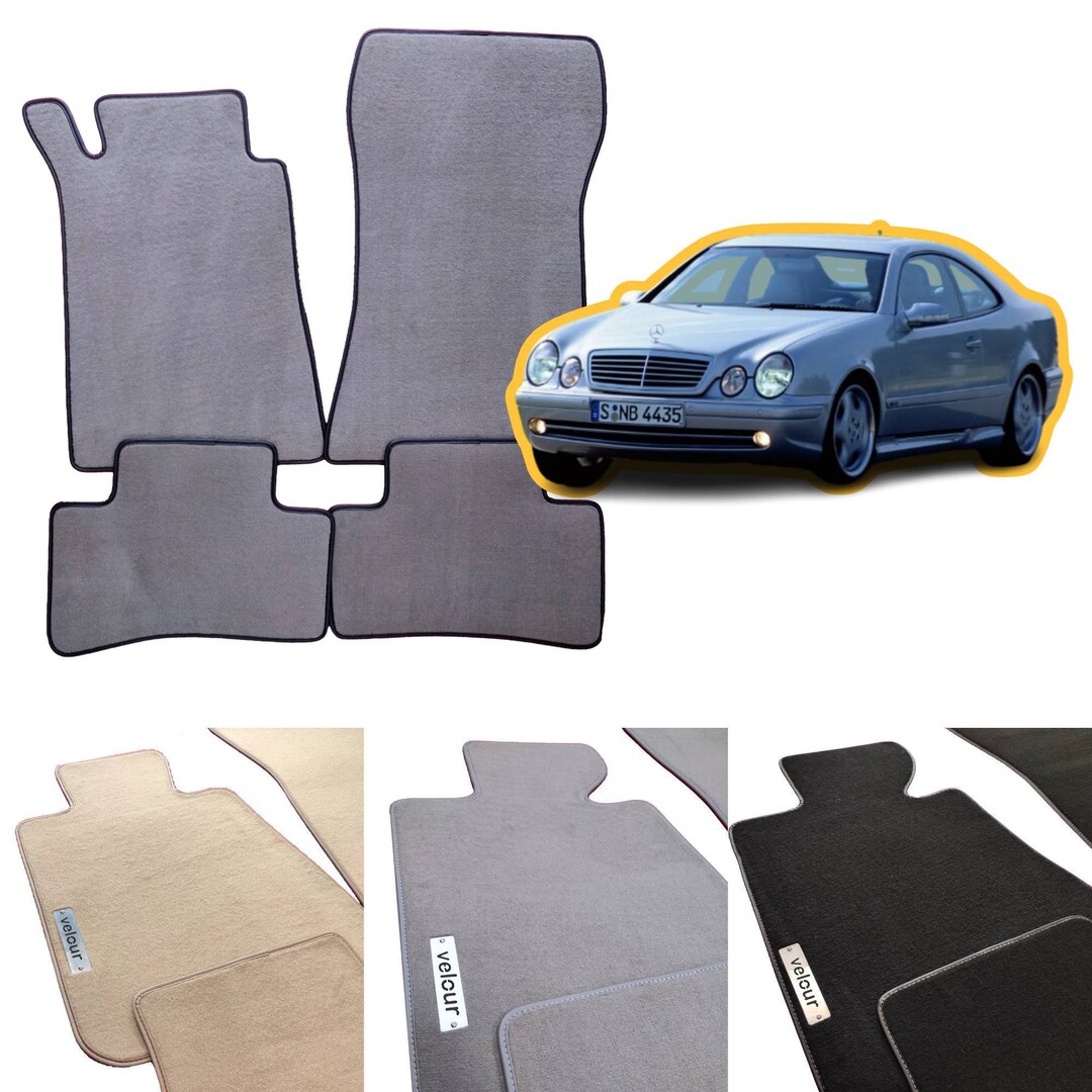 Mercedes CLK W208 1997-2002 Velour Custom Made Floor Mats - Etsy
