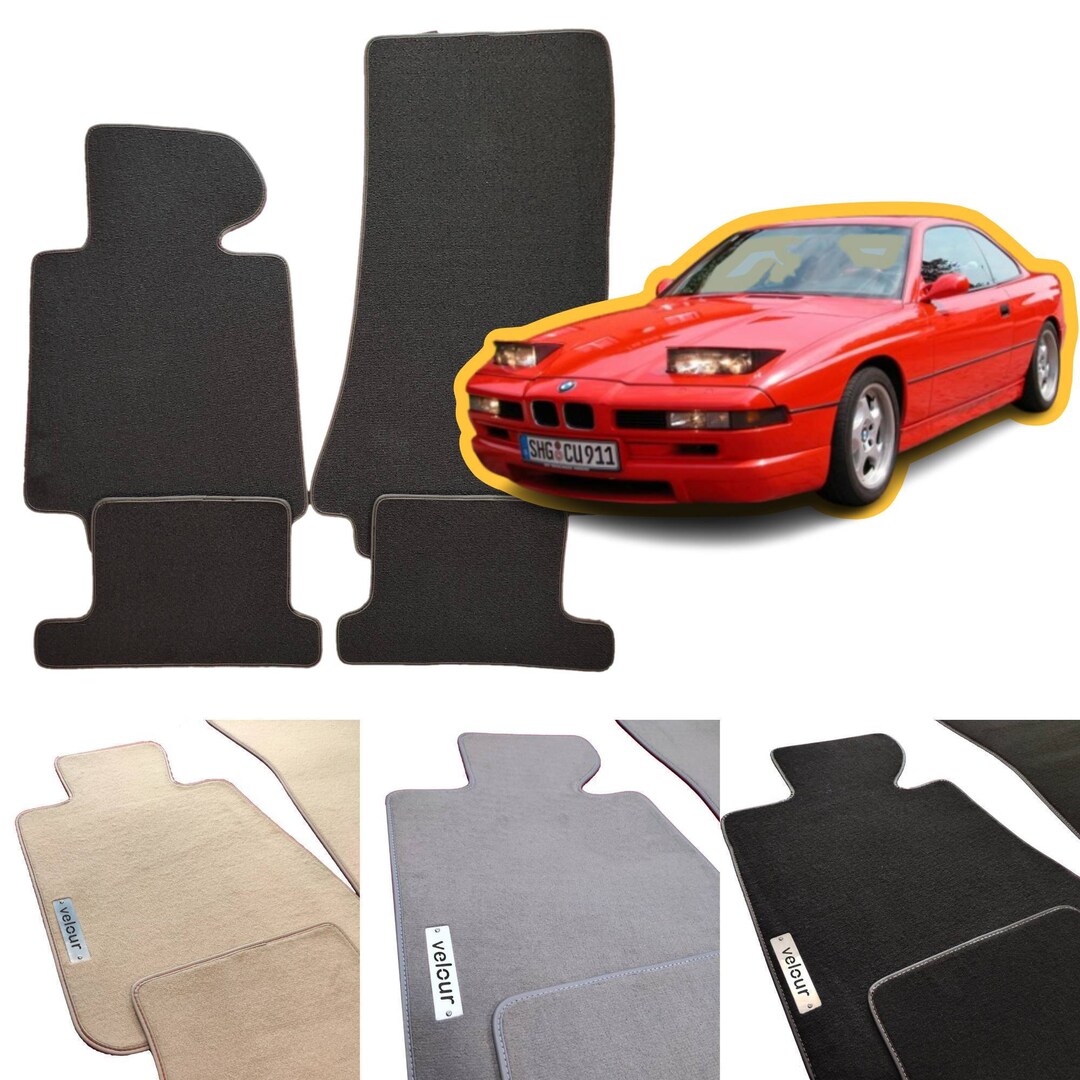 Bmw 8 Series E31 1990-1999 840i 850i Velour Custom Made Floor Mats - Etsy