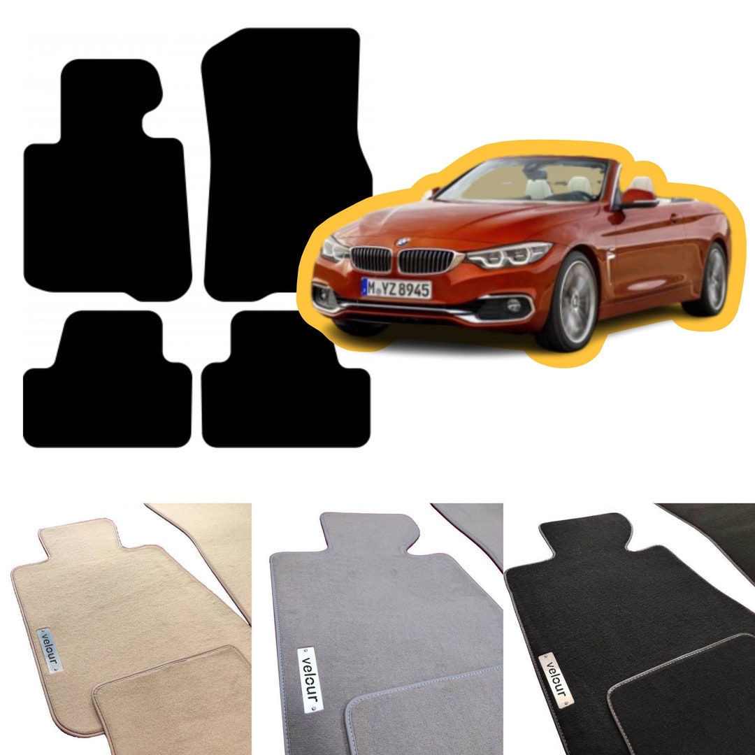 Bmw 4 Series Convertible F33 2014-2020 M4 440i Velour Custom Made Floor ...