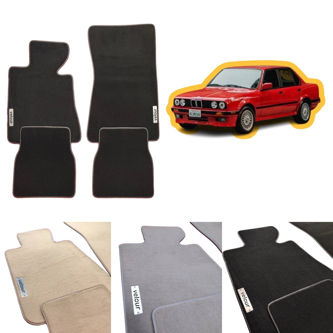 Bmw E30 Sedan/coupe Velour Custom Made Floor Mats - Etsy