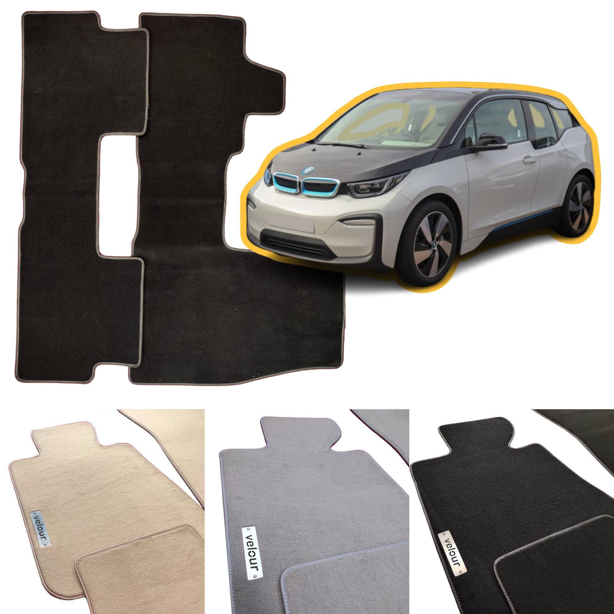 Bmw I3 2013 2021 Velour Custom Made Floor Mats Etsy