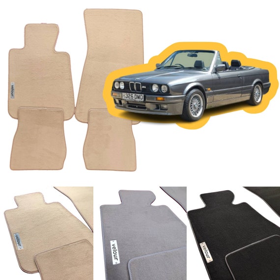 Bmw E30 Convertible cabrio Velour Custom Made Floor Mats Etsy