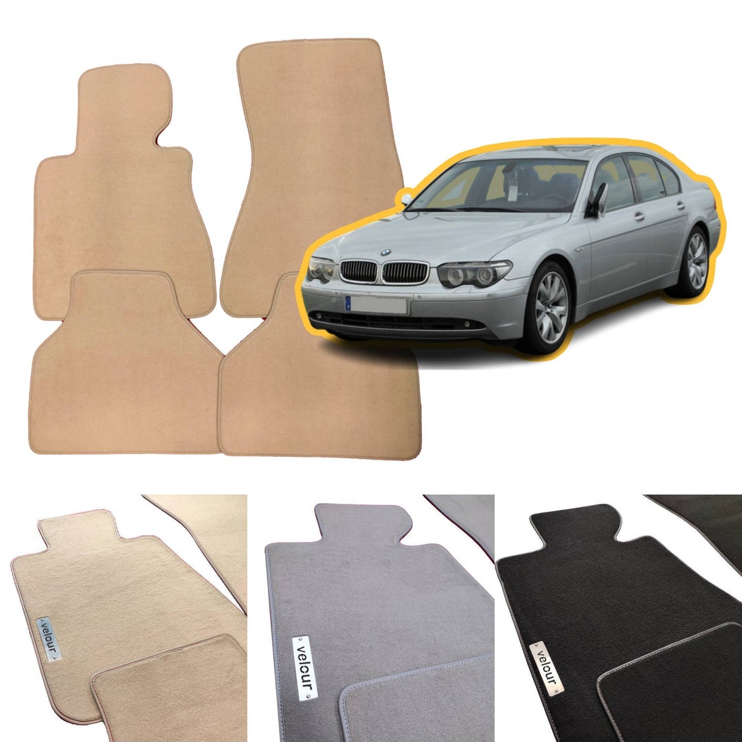 Bmw 7 Series E65/E66 Velour Custom Made Floor Mats - Etsy
