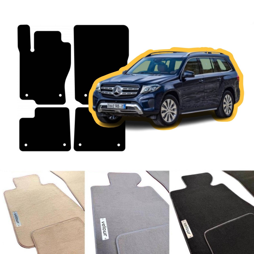 Mercedes GLS X166 2016-2019 Velour Custom Made Floor Mats - Etsy