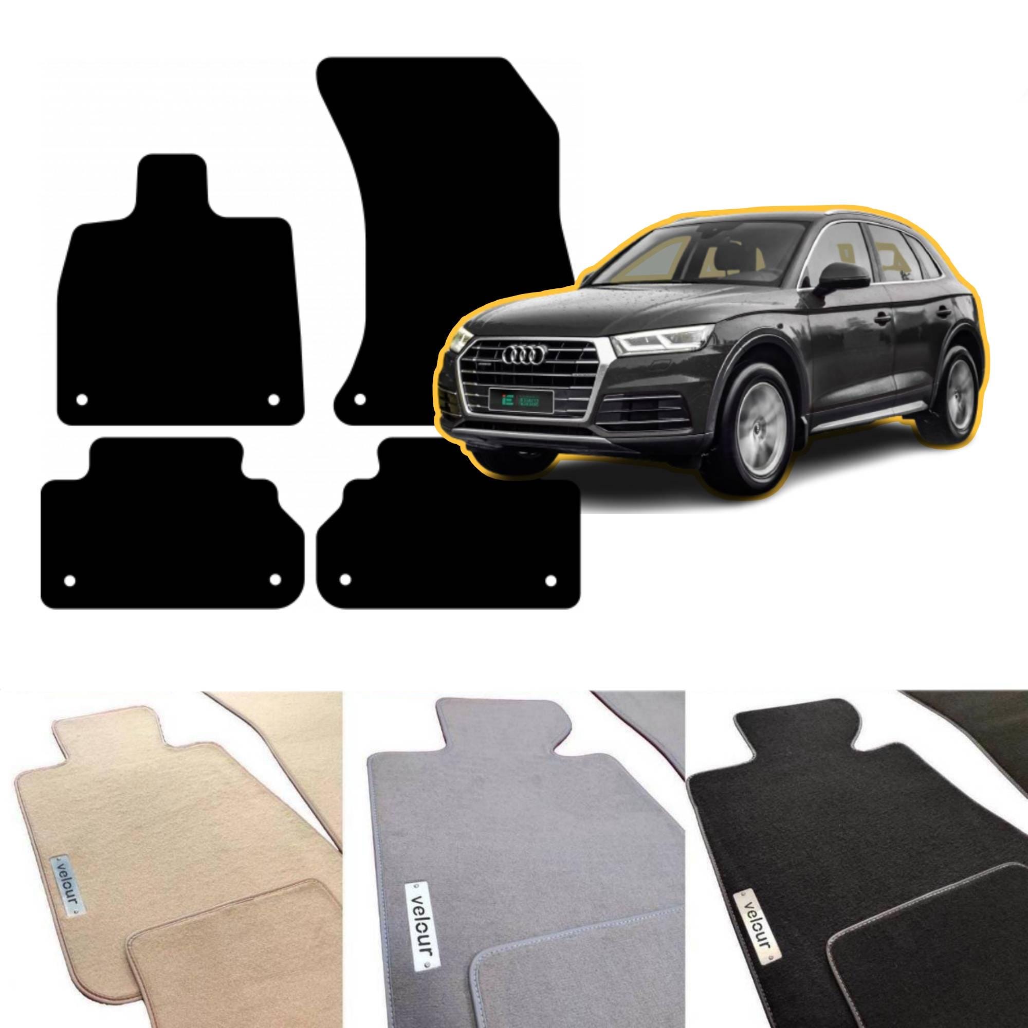 Audi Q5 B9 2018 2024 Velour Custom Made Floor Mats Etsy