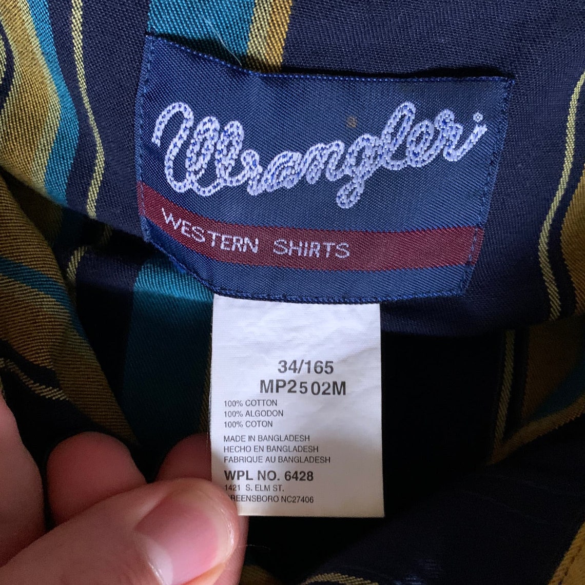 1990s Wrangler Brushpopper Western Shirt - Etsy