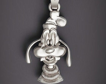Goofy Silver Pendant | Etsy