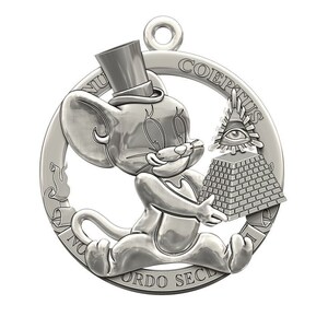 Jerry Eats a Financial Pyramid Pendant in Sterling Silver 925 - Etsy