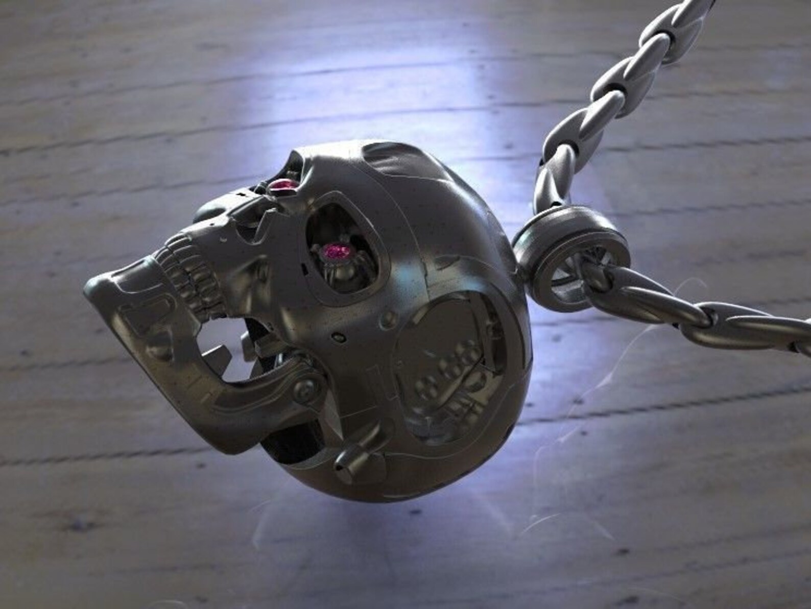 Terminator 2 Arnold Schwarzenegger Robot Pendant Sterling | Etsy