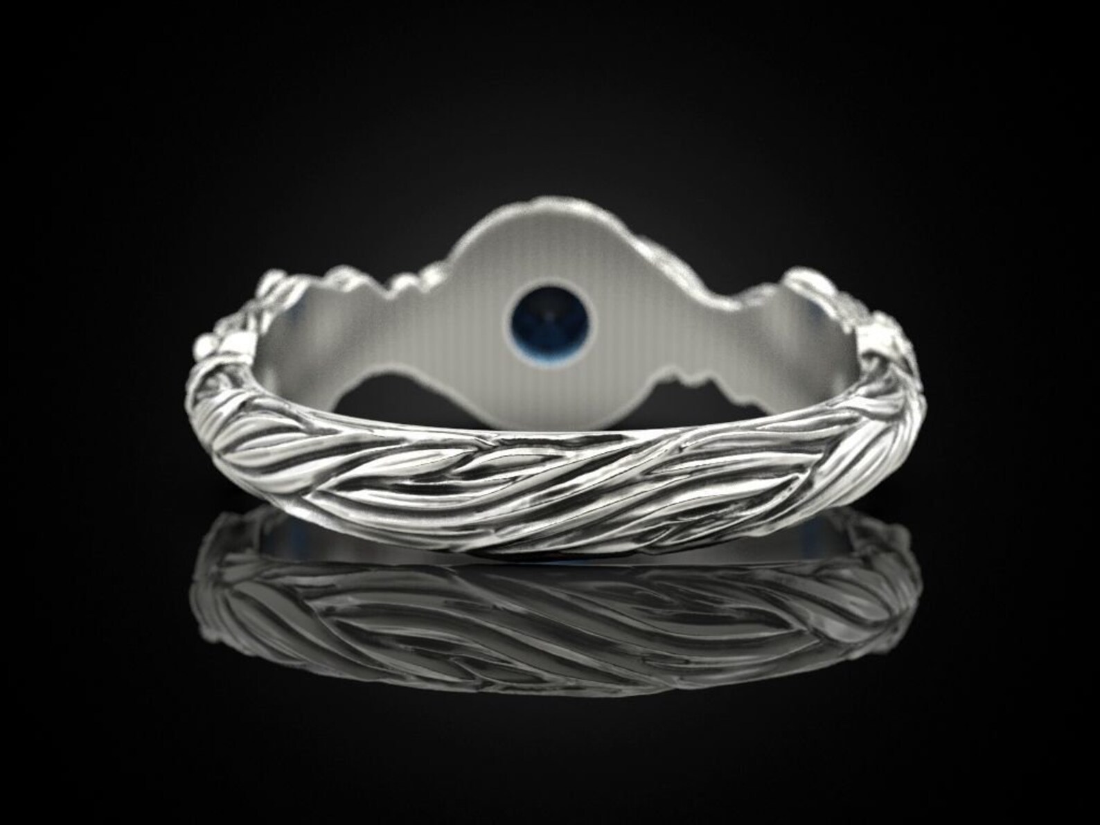 Tree Branch Engagement Ring Sterling Silver 925 | Etsy