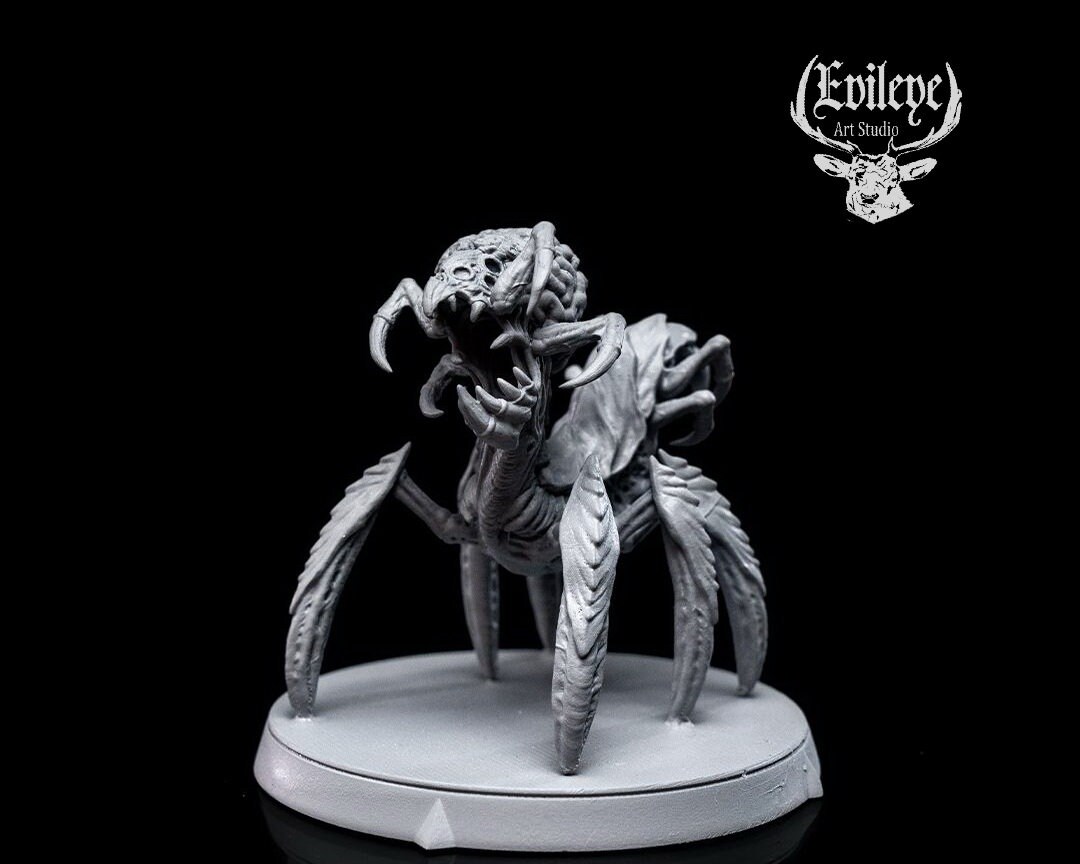 Intellect Devour Brain Spider 3D Print Files STL Monster Alien - Etsy
