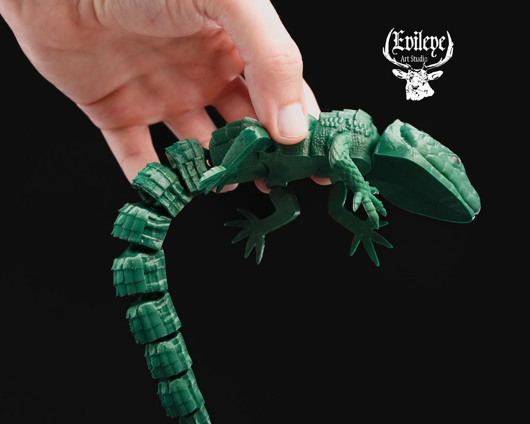 Articulated Lizard 3D Print Files STL Reptile Keeping - Etsy