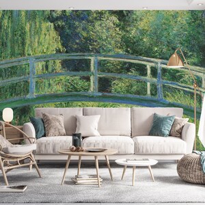 Bridge Green Wall Art / Green Art Wallpaper / Landscape - Etsy