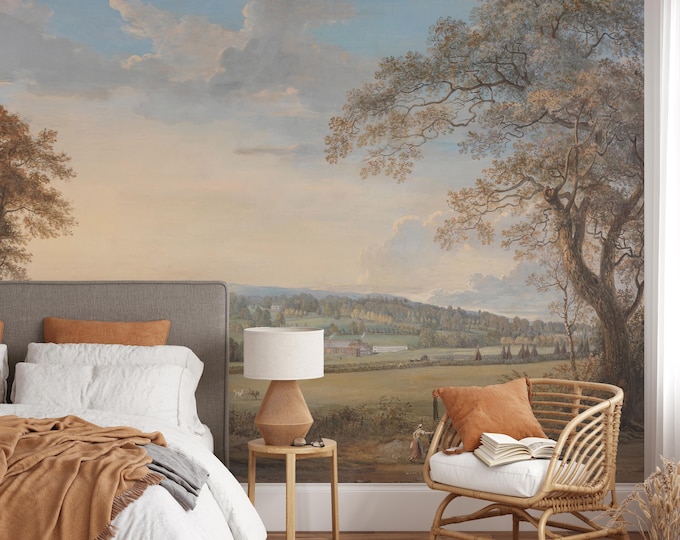 Tree Wall Mural, Peel and Stick, Forest, Removable Wallpaper, Renter ...