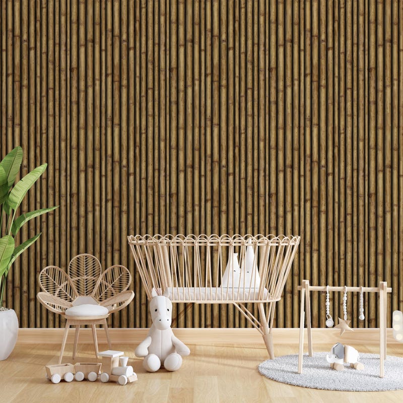 Bamboo Leaves Wallpaper - Etsy