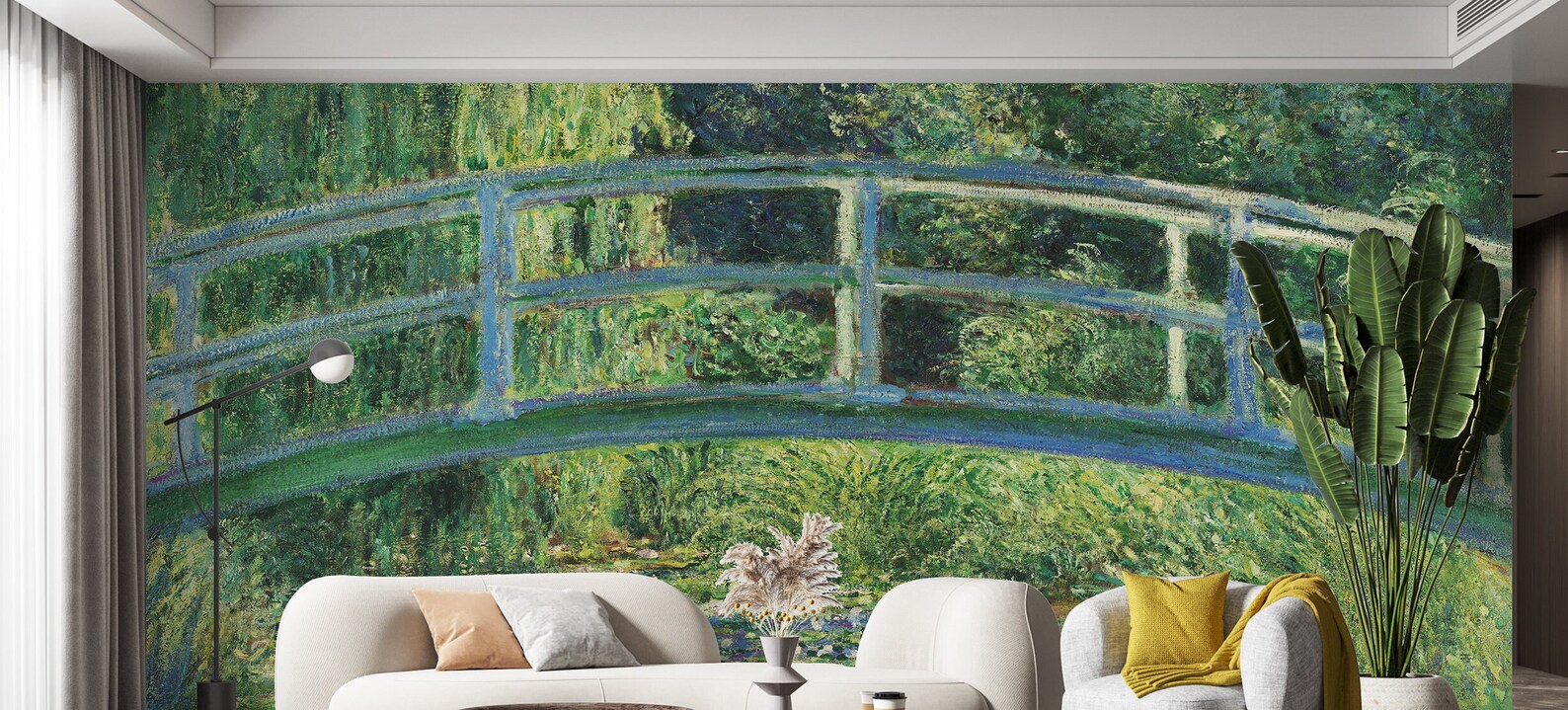 Bridge Green Wall Art / Green Art Wallpaper / Landscape - Etsy