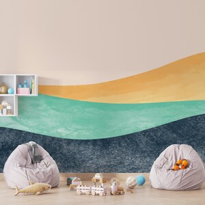 Abstract Wallpaper / Art Wallpaper / Peel and Stick Wallpaper - Etsy