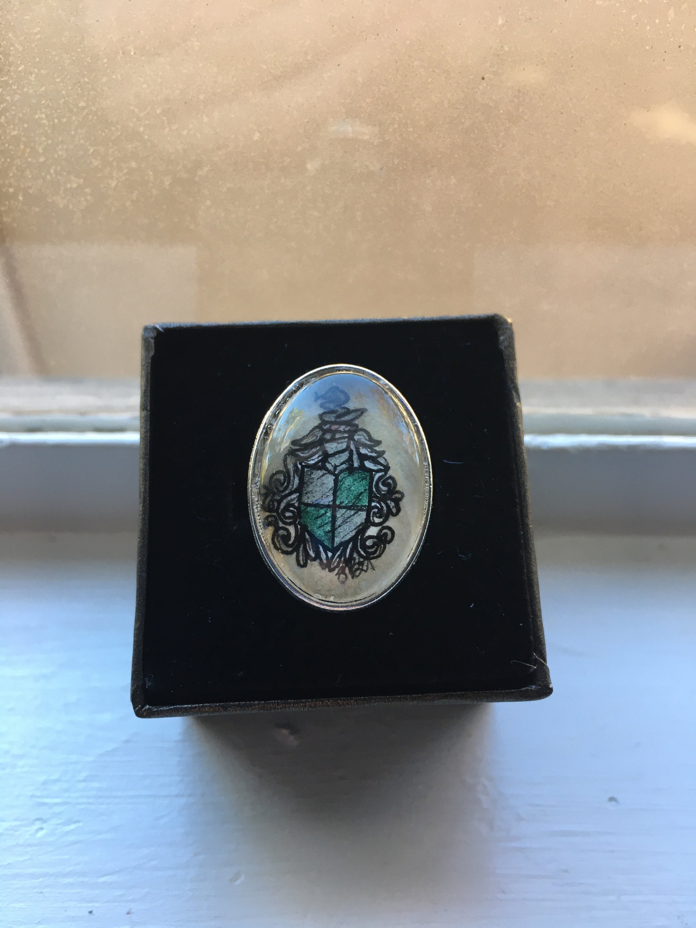 Hogwarts House Rings Wizard Crest Ring Harry Potter - Etsy