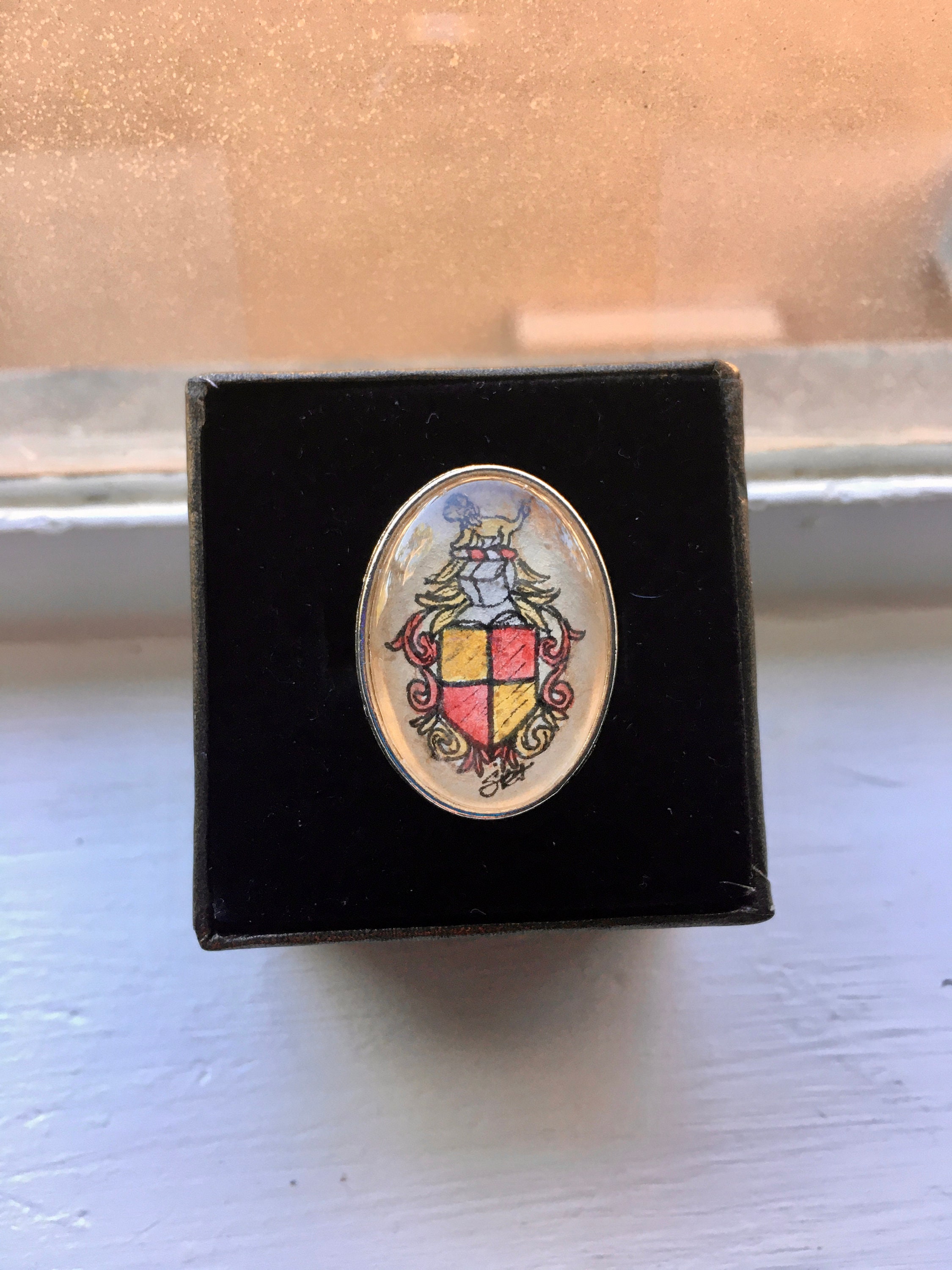 Hogwarts House Rings Wizard Crest Ring Harry Potter - Etsy