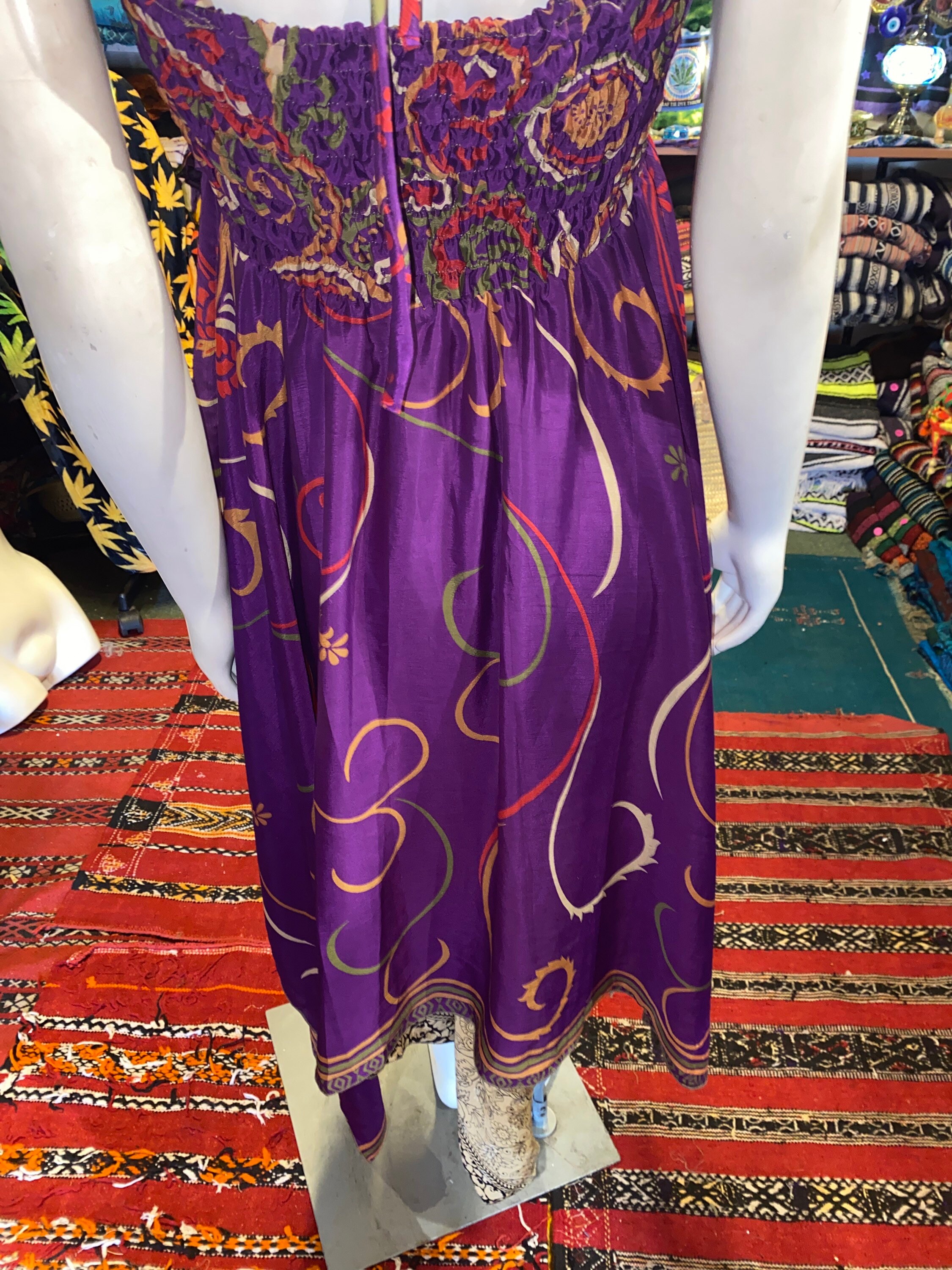 Boho Patchwork Sundress Cotton Hippie Festival Dress Womens - Etsy