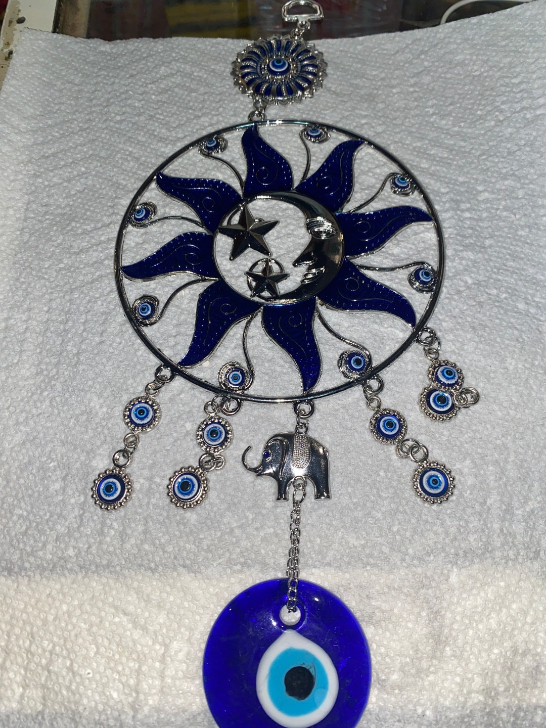 Evil Eye Sun and Moon Wall Hanging Sun Moon Home Decor - Etsy