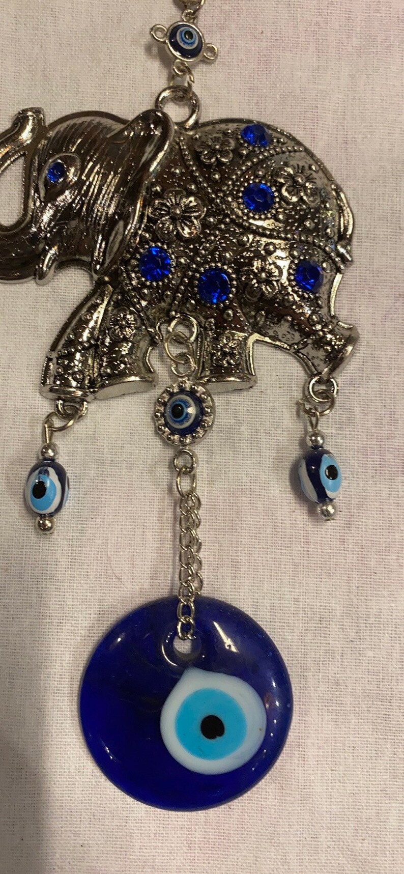 Evil Eye Elephant Wall Hanging, Elephant Home Decor - Etsy