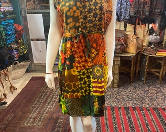 Patchwork Sundress - Etsy