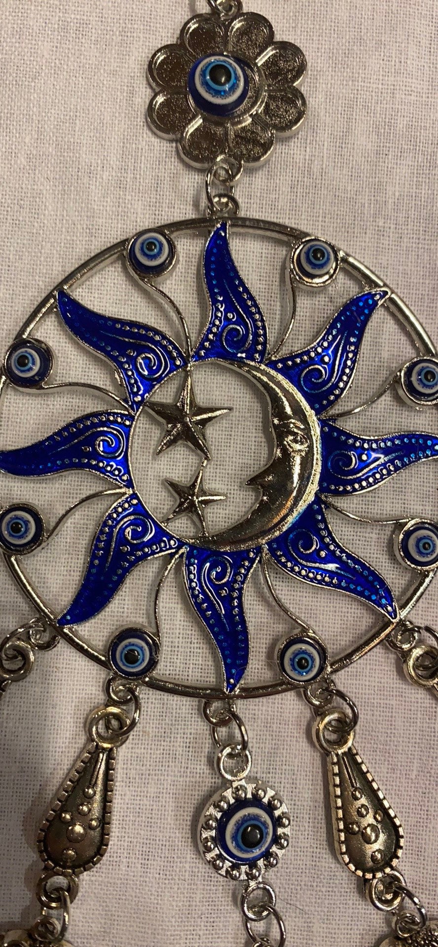 Evil Eye Sun and Moon Wall Hanging Sun Moon Home Decor | Etsy