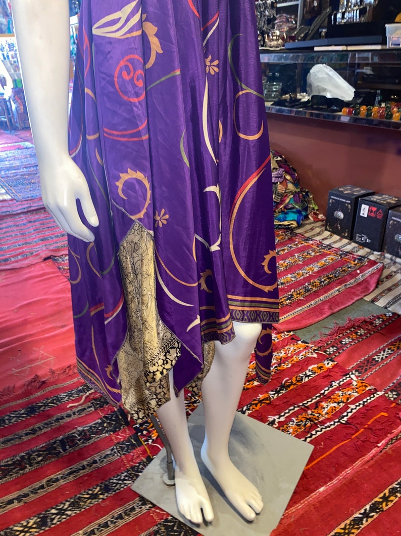 Boho Patchwork Sundress Cotton Hippie Festival Dress Womens - Etsy