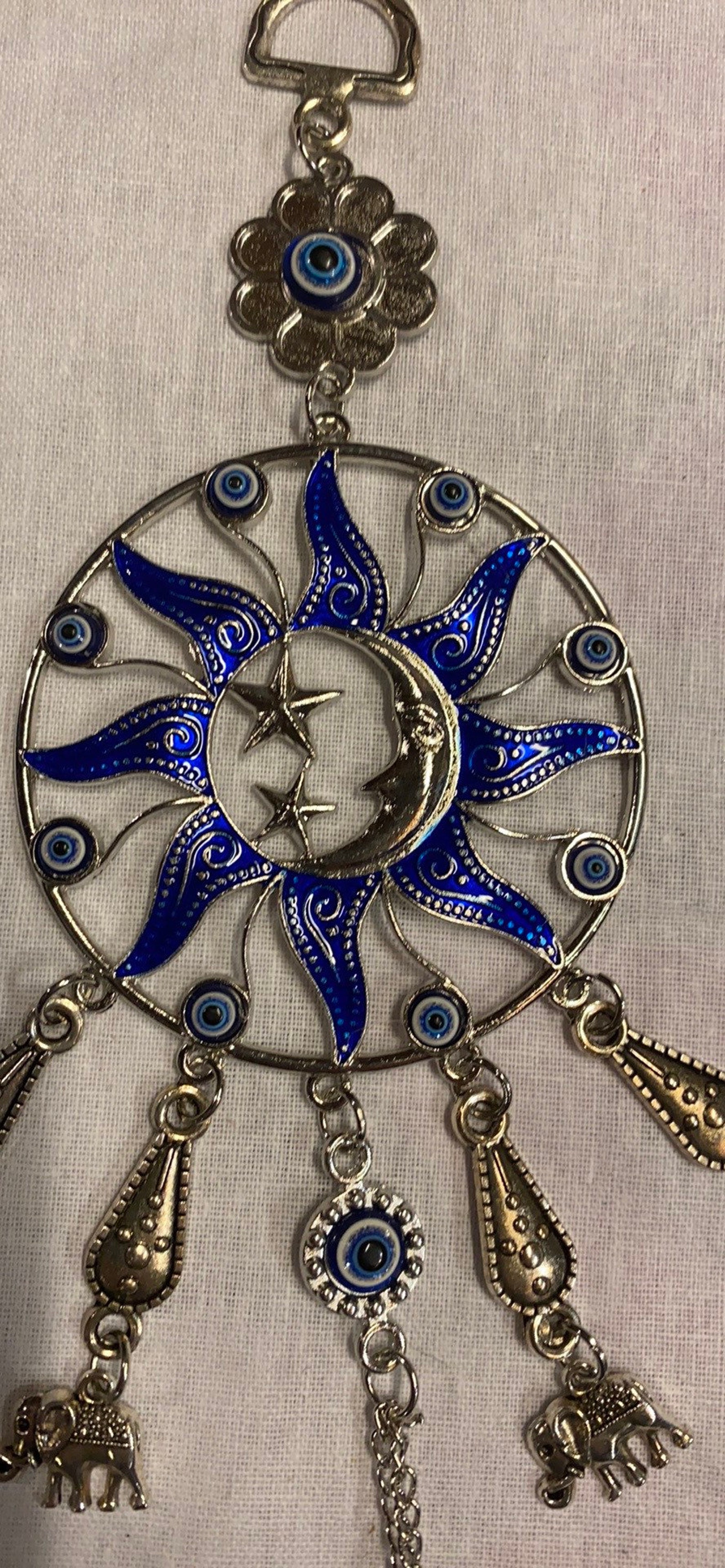 Evil Eye Sun and Moon Wall Hanging Sun Moon Home Decor | Etsy