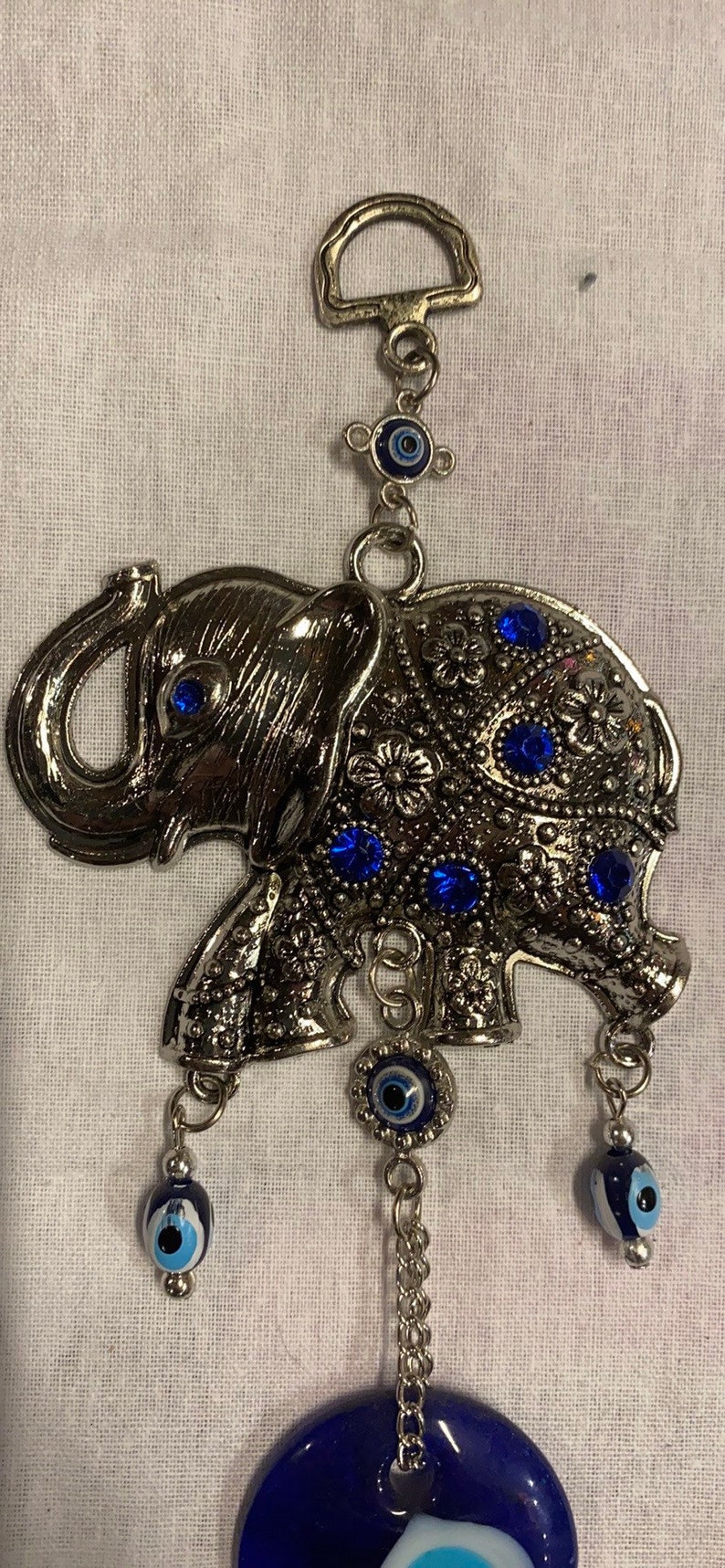 Evil Eye Elephant Wall Hanging, Elephant Home Decor - Etsy