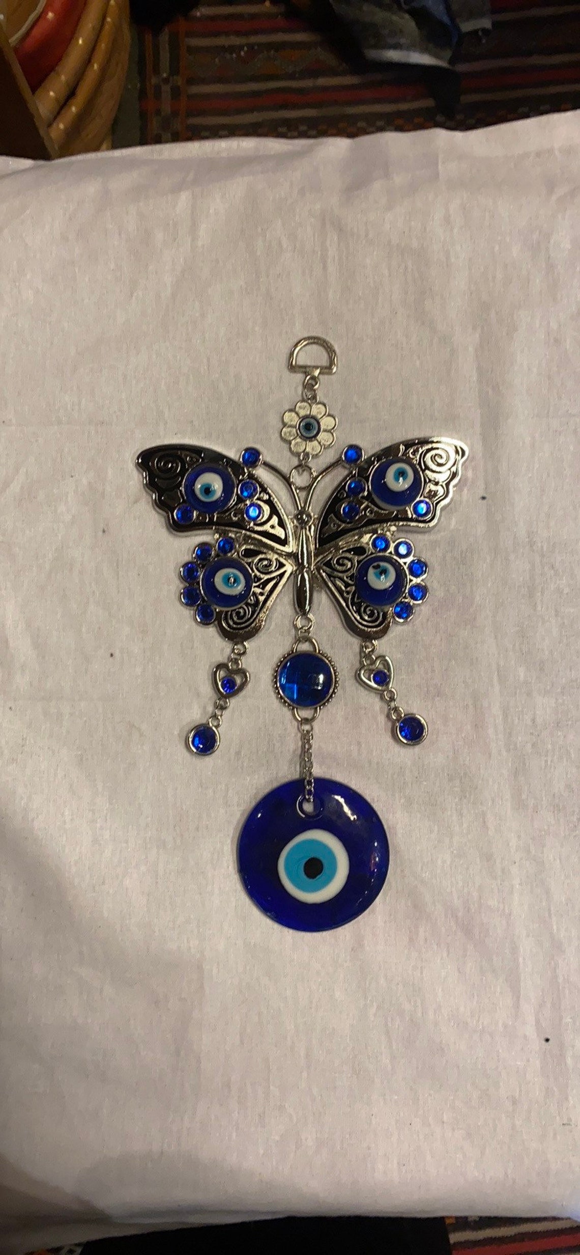 Evil Eye Butterfly Wall Hanging Butterfly Decor Positive | Etsy