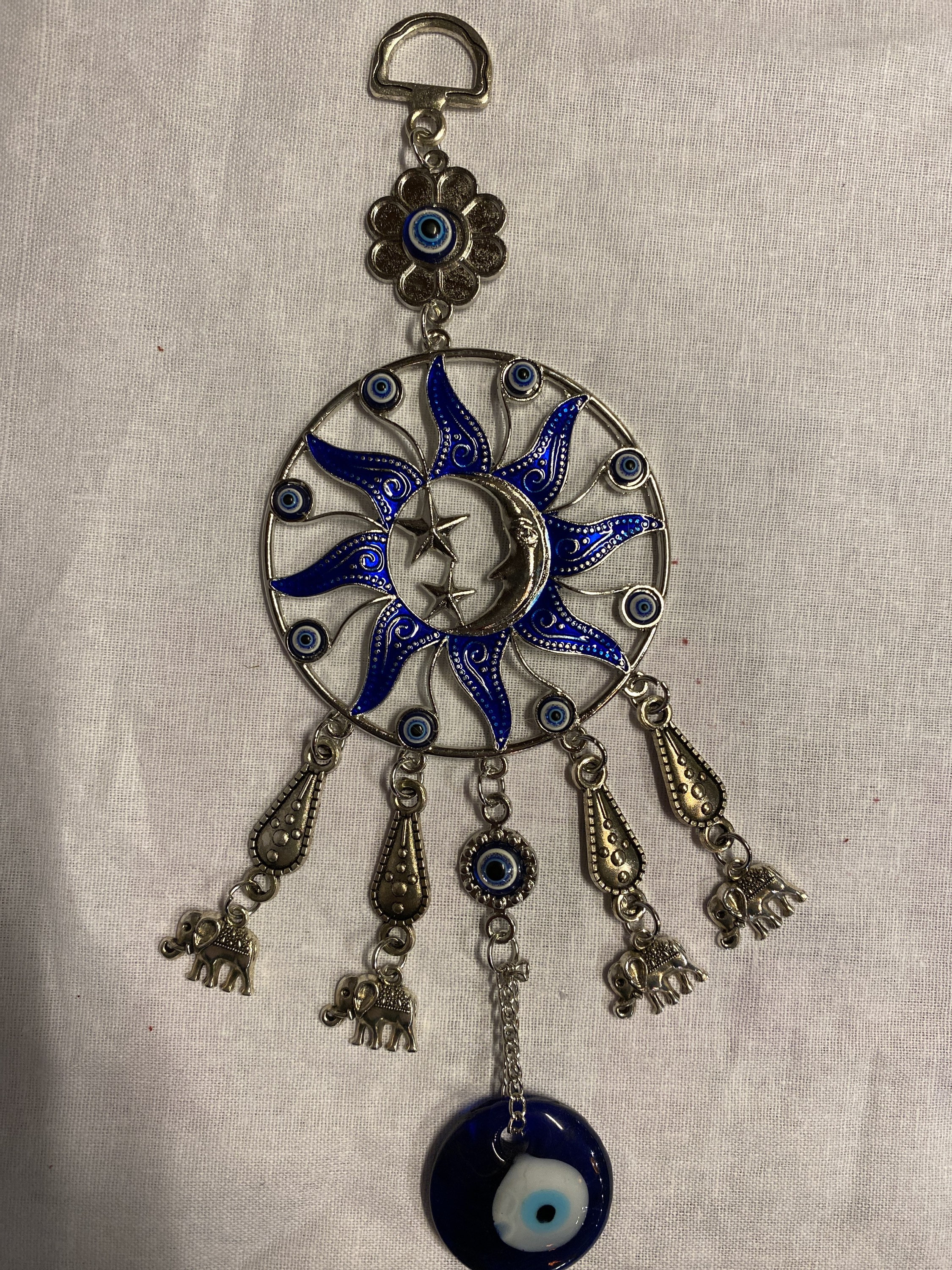 Evil Eye Sun and Moon Wall Hanging Sun Moon Home Decor | Etsy