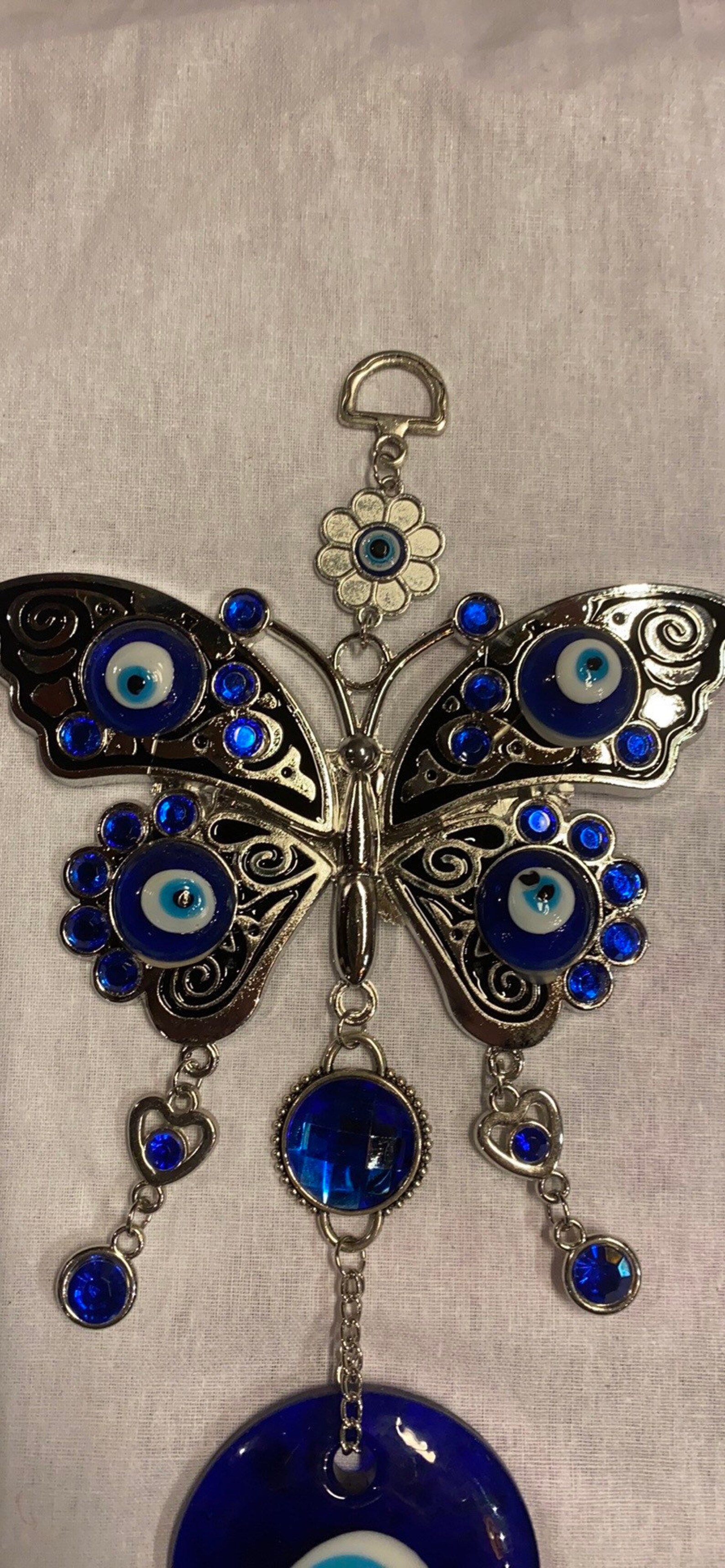 Evil Eye Butterfly Wall Hanging Butterfly Decor Positive | Etsy