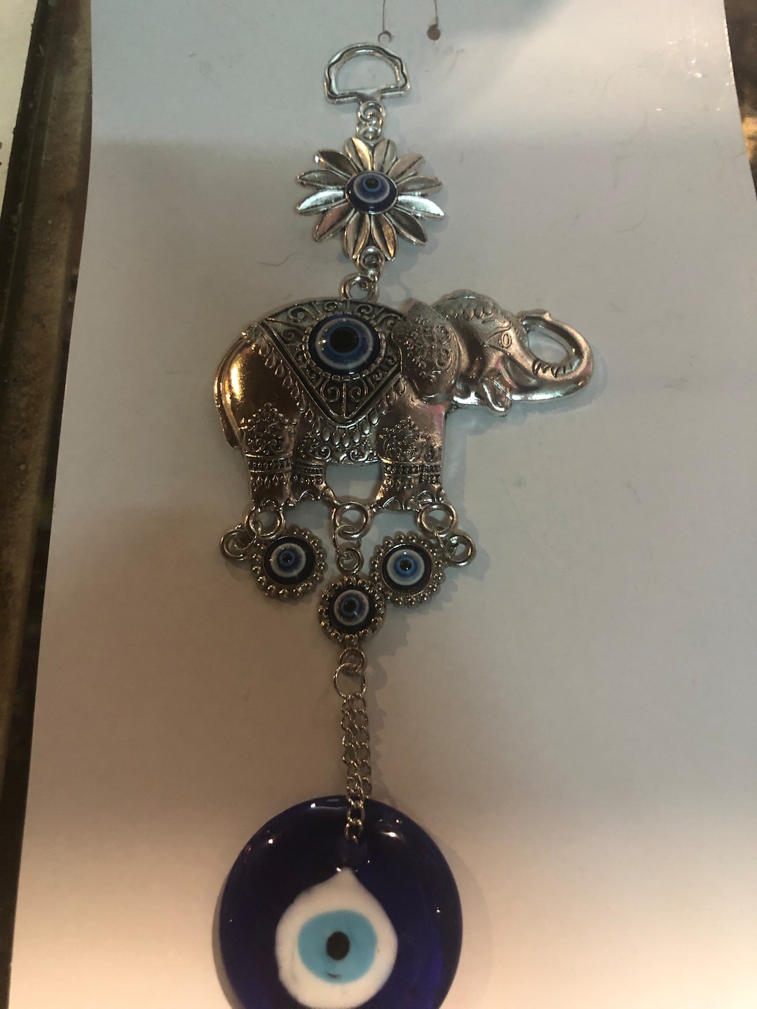 Evil Eye Elephant Wall Hanging, Elephant Home Decor - Etsy