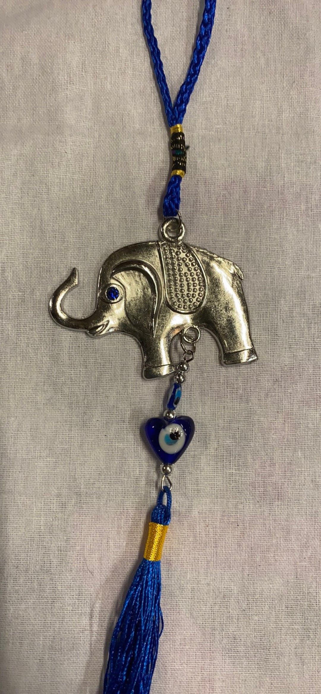 Evil Eye Elephant Wall Hanging, Elephant Wall Decor - Etsy