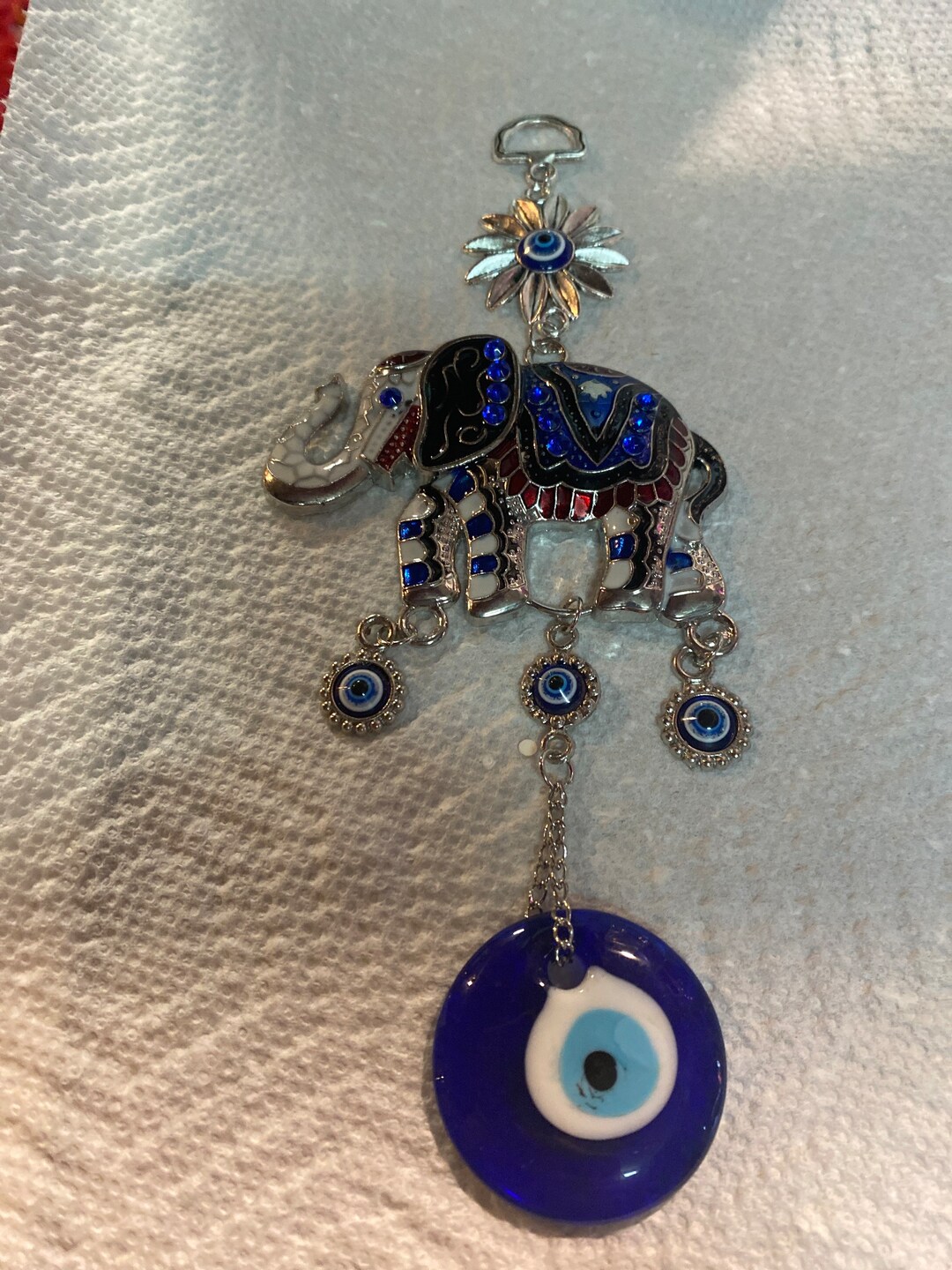 Evil Eye Elephant Wall Hanging, Elephant Home Decor - Etsy