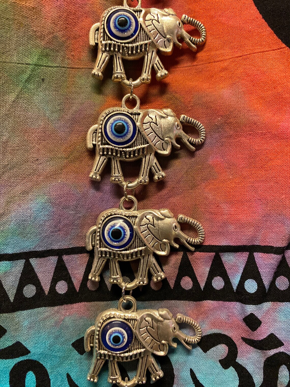 Evil Eye Elephant Wall Hanging, Elephant Home Decor - Etsy