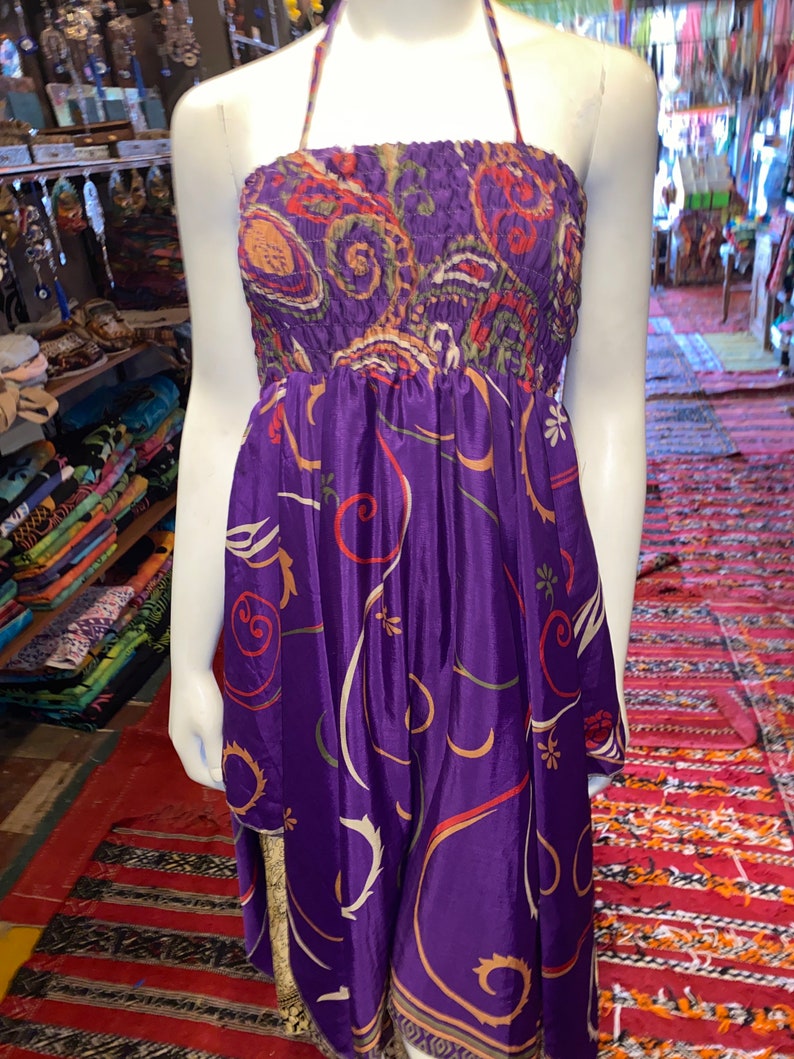 Boho Patchwork Sundress Cotton Hippie Festival Dress Womens - Etsy