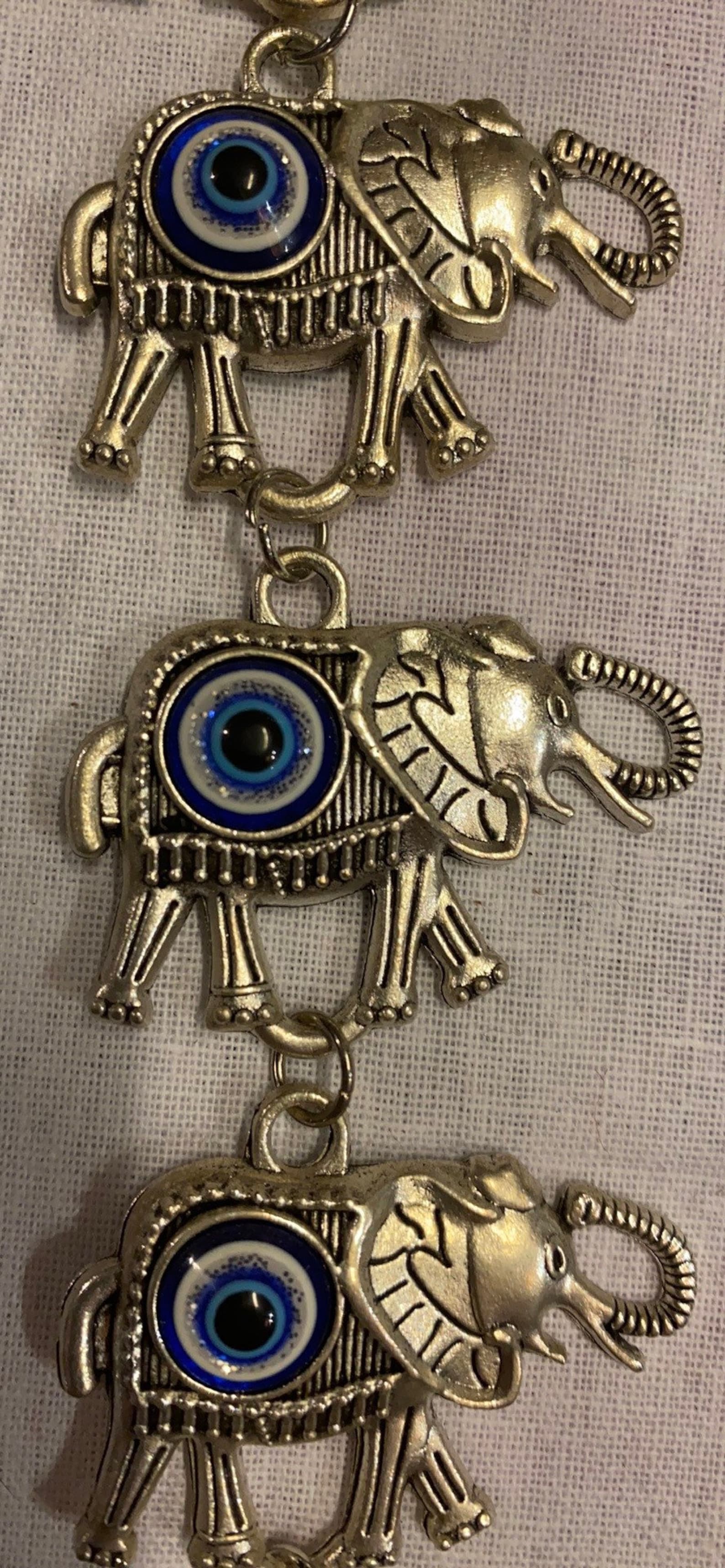 Evil Eye Elephant Wall Hanging, Elephant Home Decor - Etsy