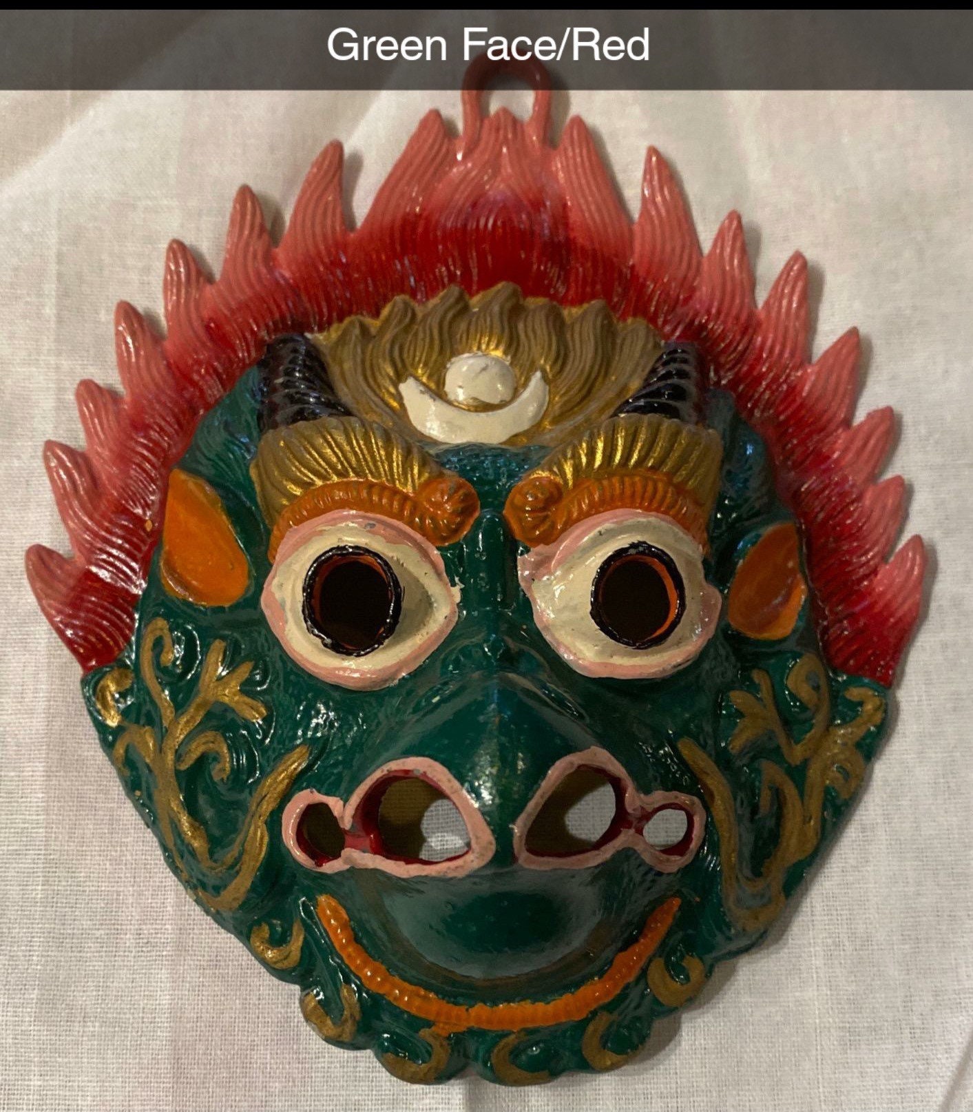 Brass Nepalese Dragon Masks Dragon Mask Wall Decor Handmade | Etsy