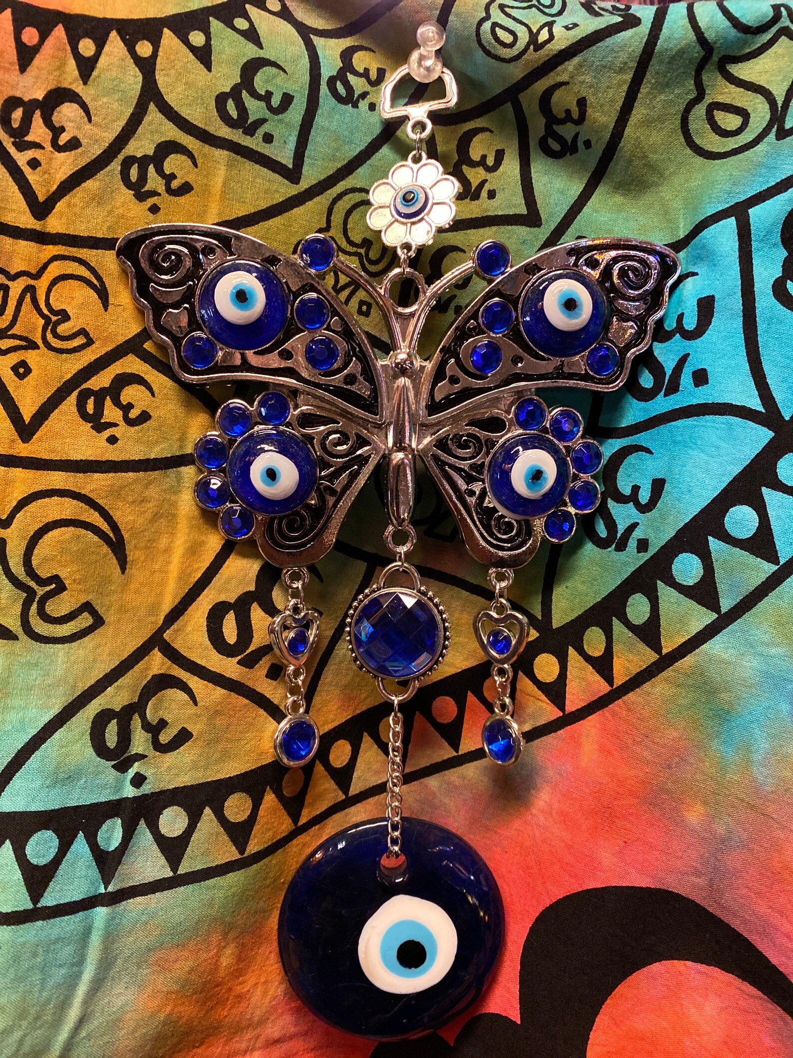 Evil Eye Butterfly Wall Hanging Butterfly Decor Positive | Etsy