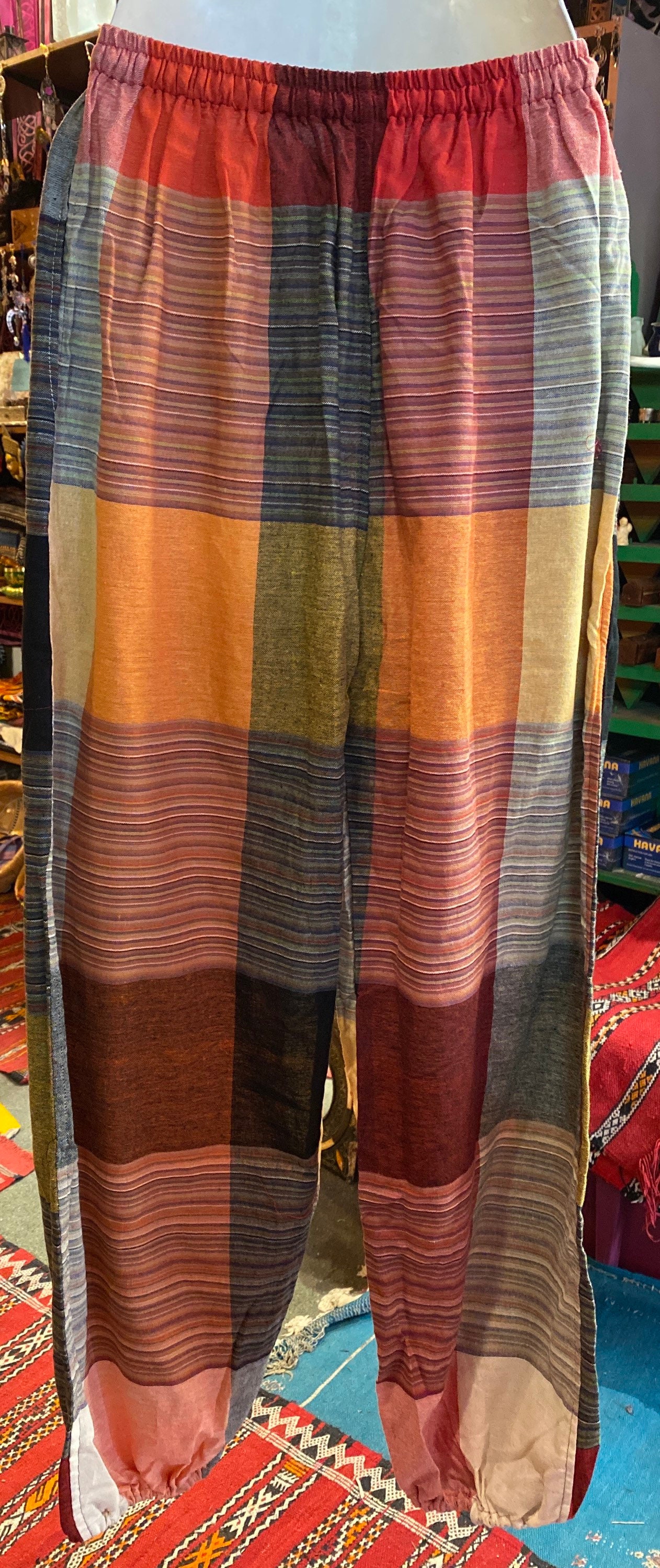 Patchwork Harem Pants Boho Hippie Harem Pants Womens | Etsy