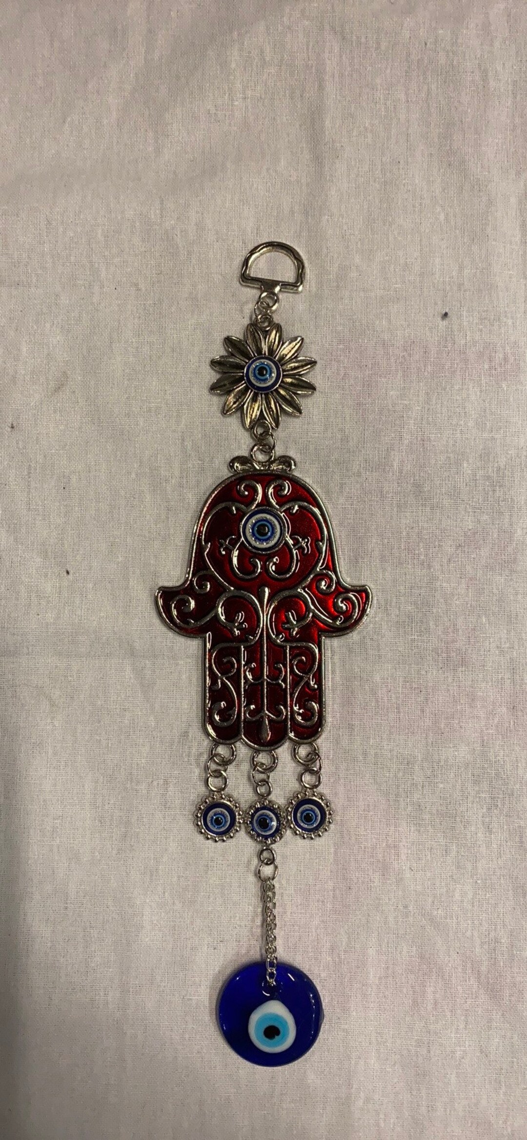 Evil Eye Hamsa Wall Hanging: Turkish Handmade Decor - Etsy