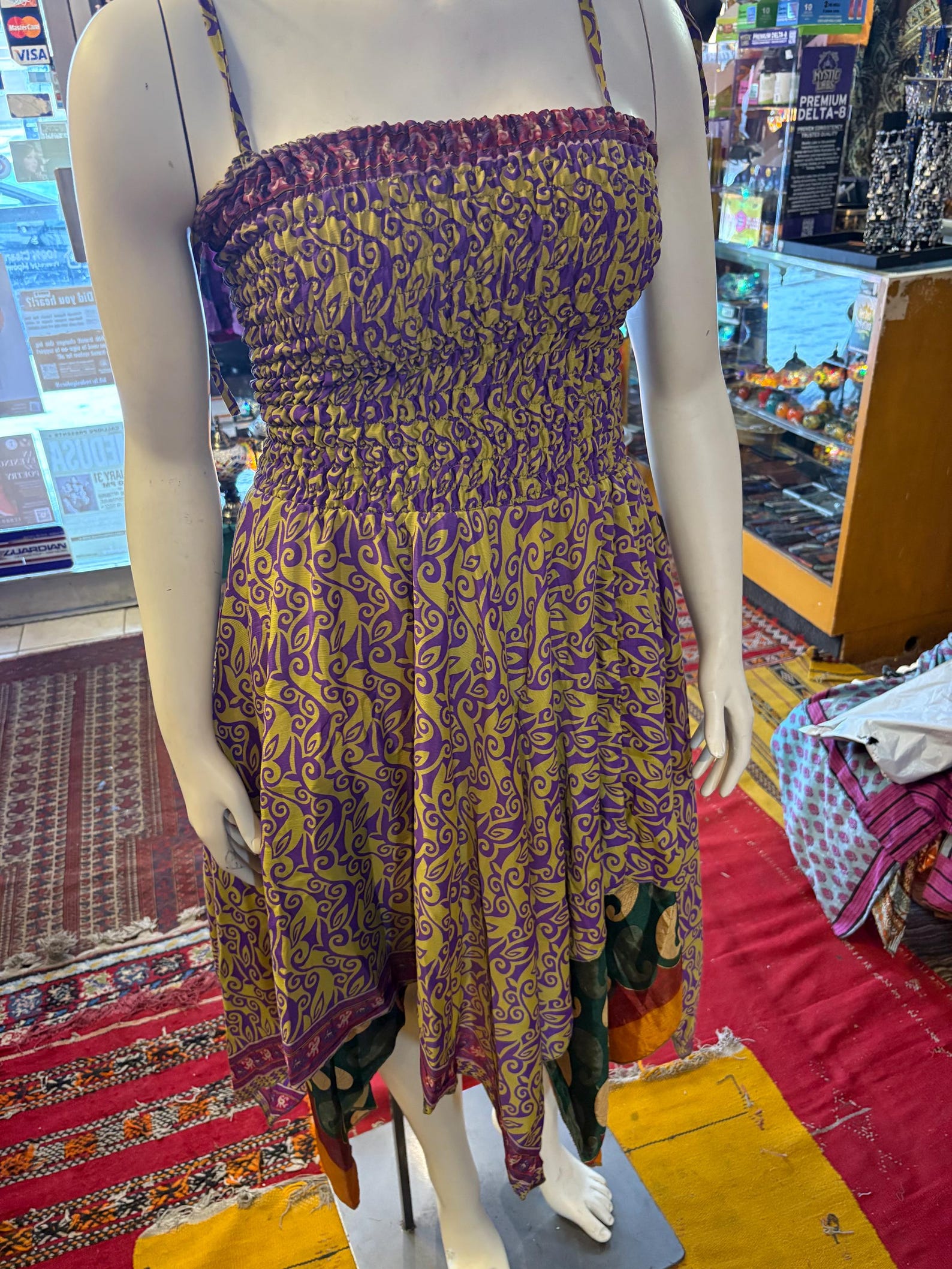 Boho Patchwork Sundress, Cotton Hippie/festival Summer Dress, Women’s ...