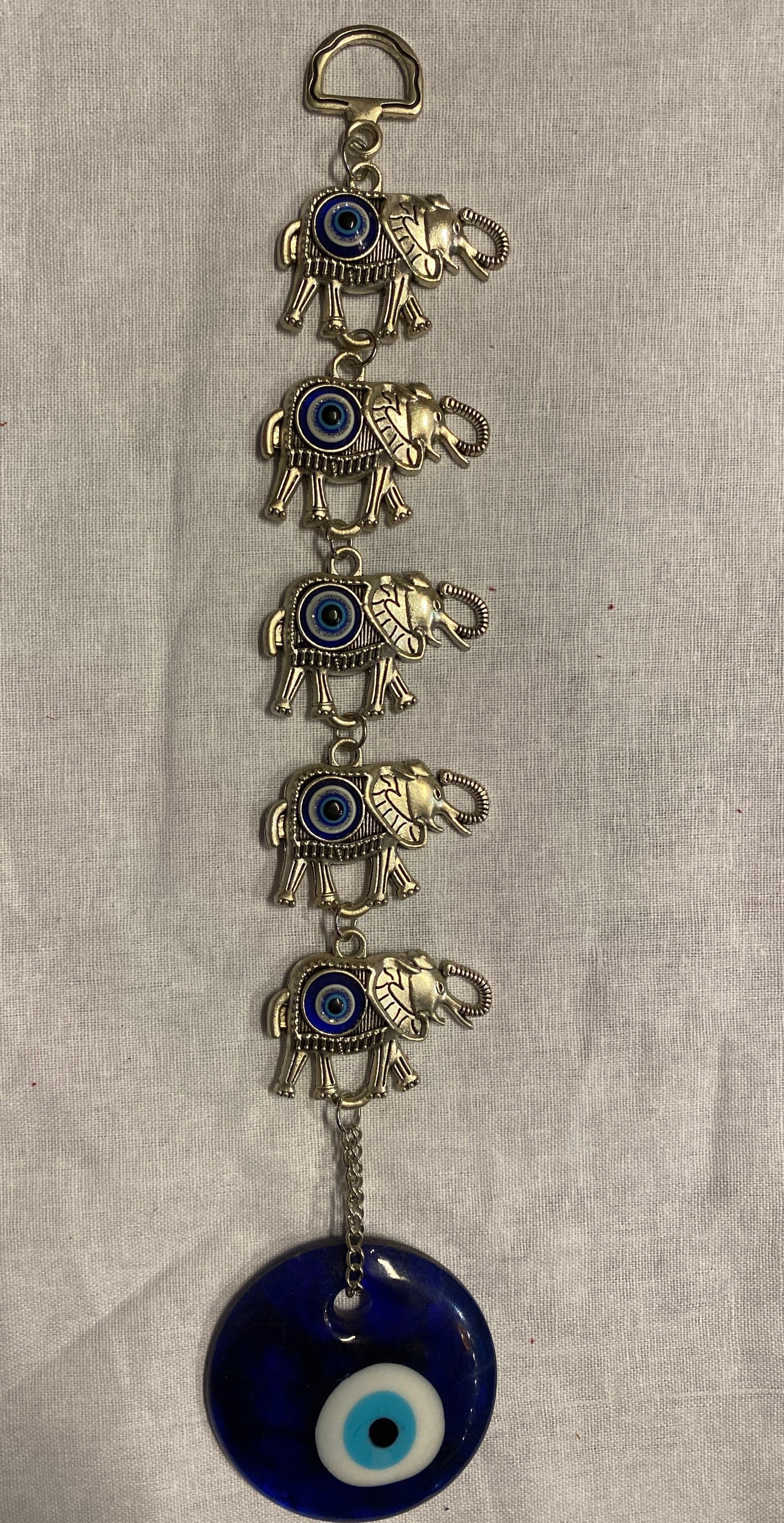 Evil Eye Elephant wall hanging Elephant Home Decor | Etsy