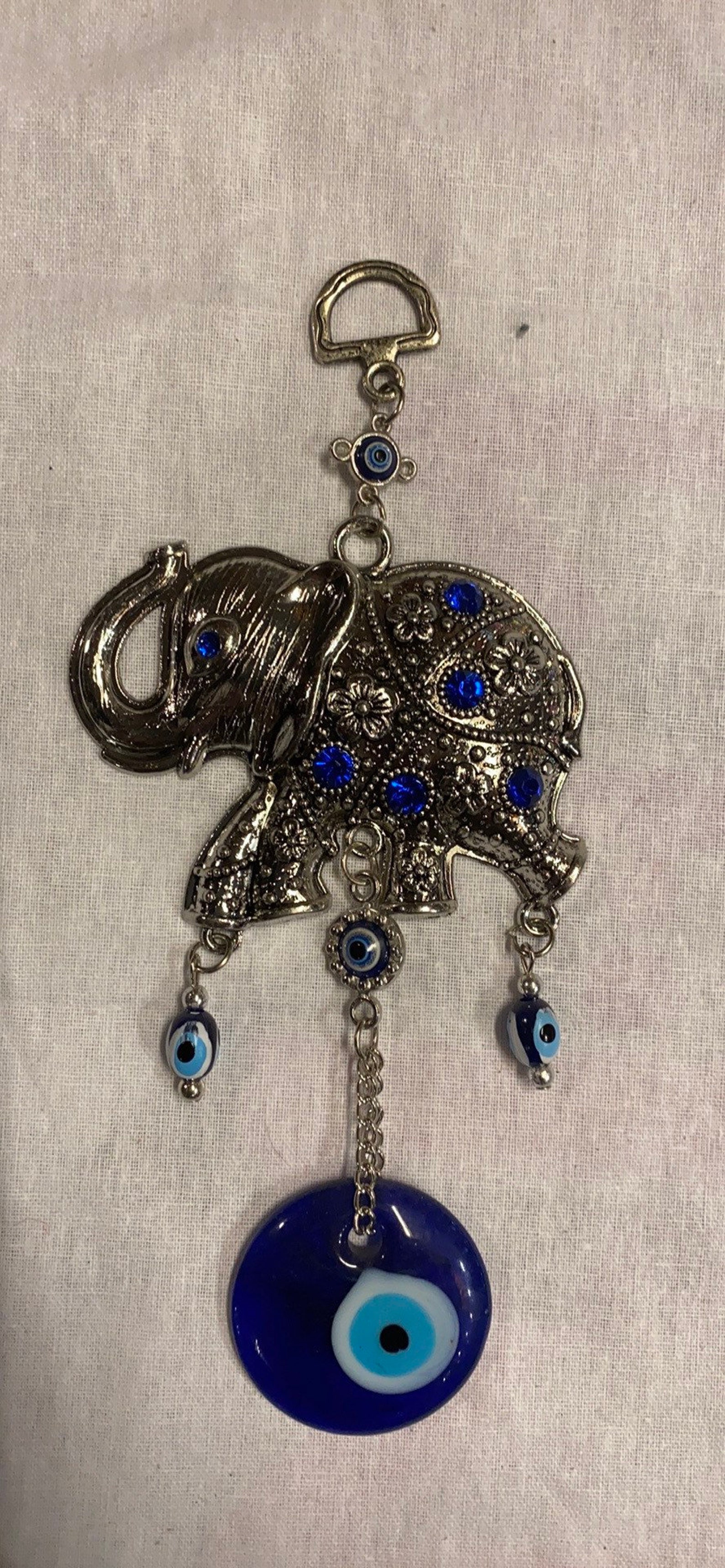 Evil Eye Elephant Wall Hanging, Elephant Home Decor - Etsy