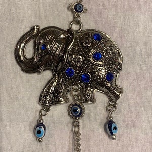 Evil Eye Elephant Wall Hanging, Elephant Home Decor - Etsy