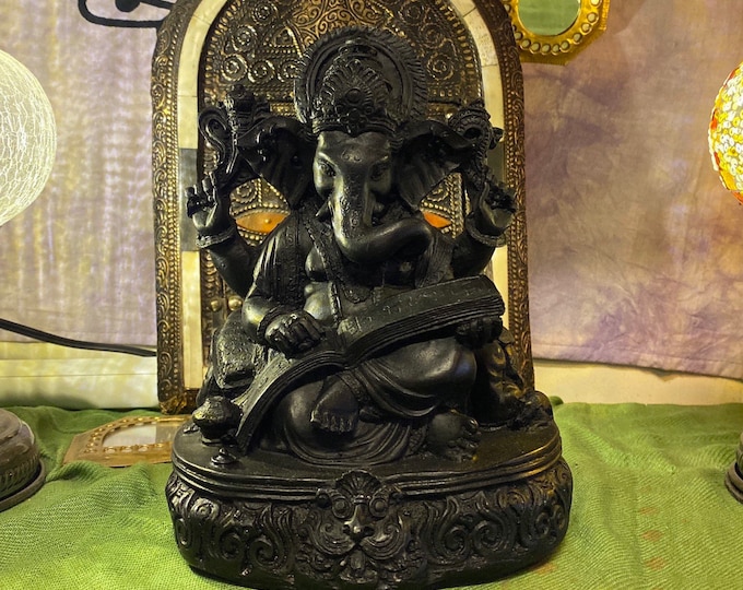 Oriental Ganesh Stone Garden Statue Reconstituted Outdoor Buddha ...
