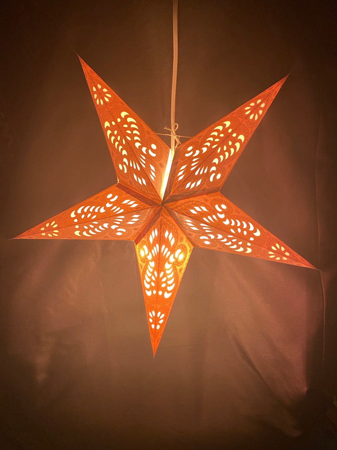 24” Paper Star Lanterns,christmas Lights, Holiday Decorations, Home ...